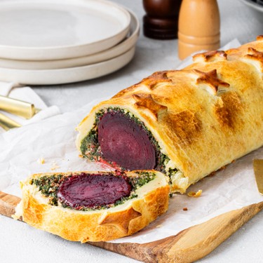 Beet Wellington (Vegetarisches Filet im Teig)
