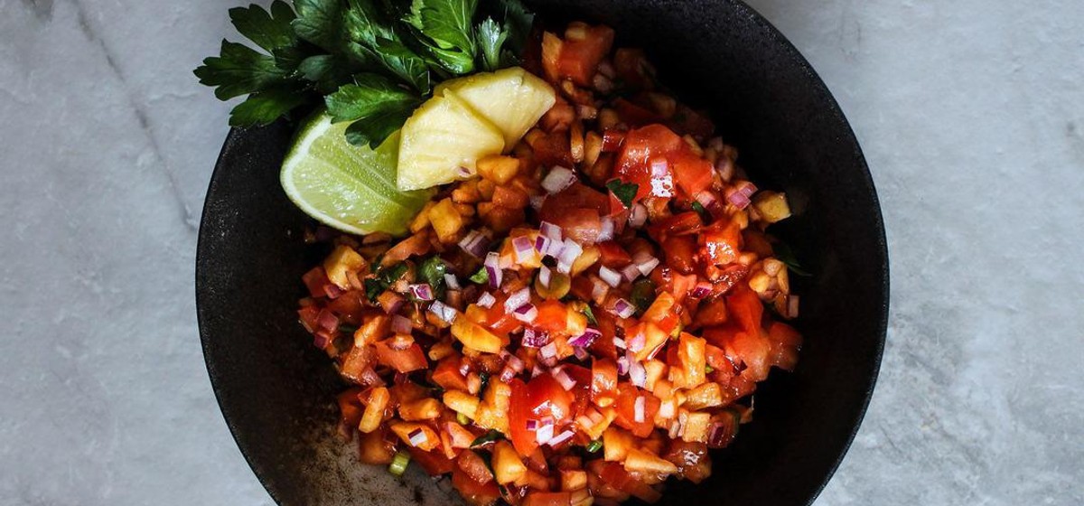 Pikante Ananas-Salsa